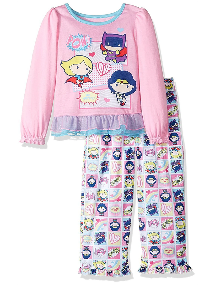 Justice League Pop Figure Superhero Pajamas with Cape – Yankee Toybox