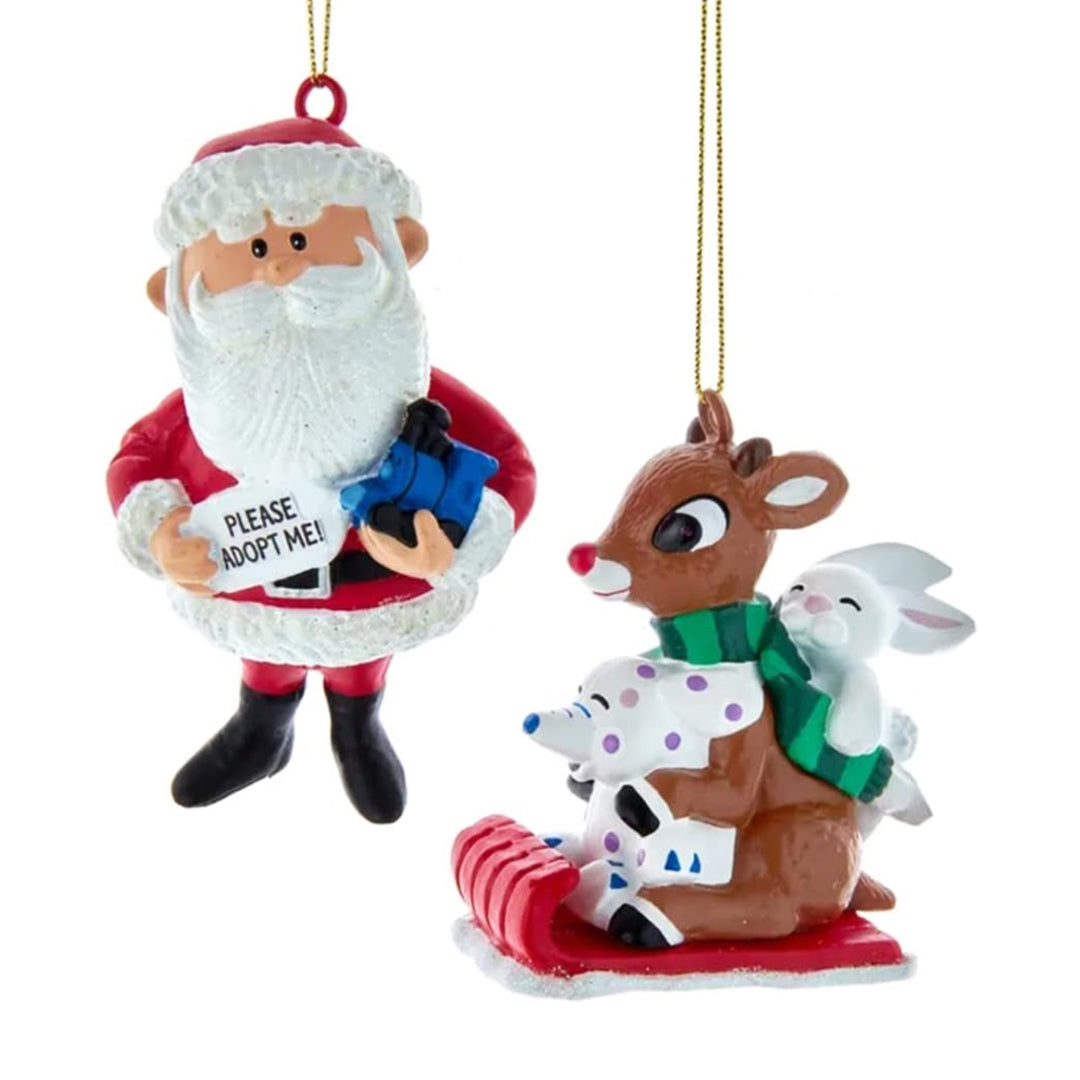 Kurt S. Adler Rudolph the Red-Nosed Reindeer Misfit Toys Santa Christm ...