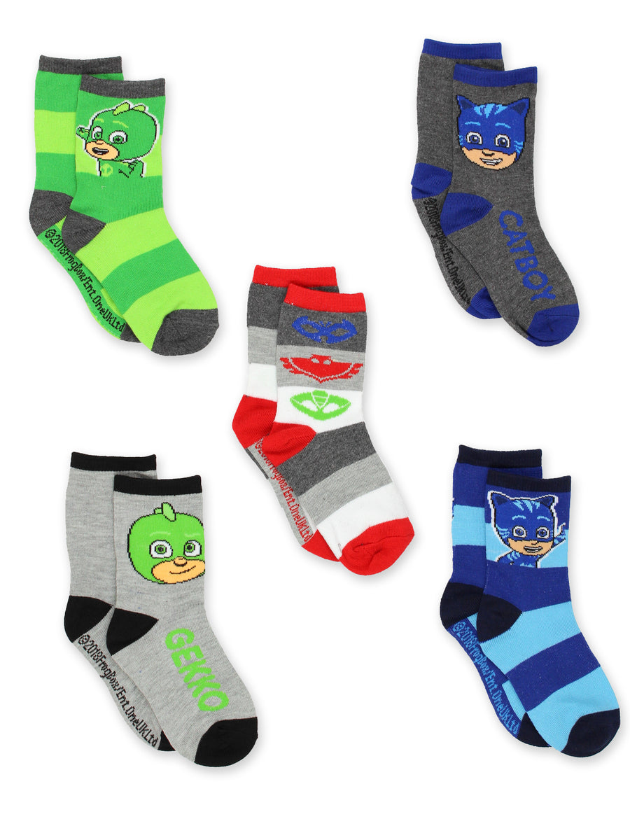 PJ Masks Crew Socks 5-Pack – Yankee Toybox