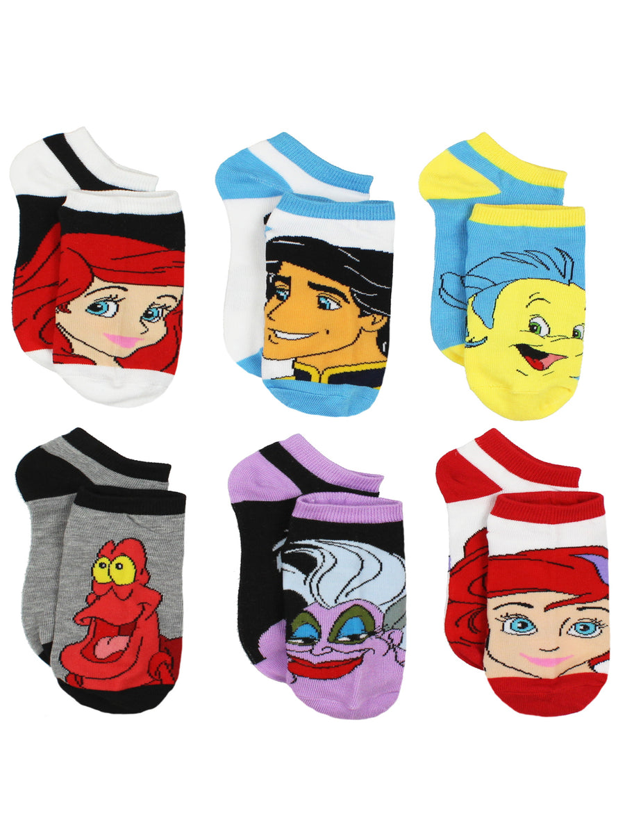 The Little Mermaid Ariel Socks 6-Pack – Yankee Toybox