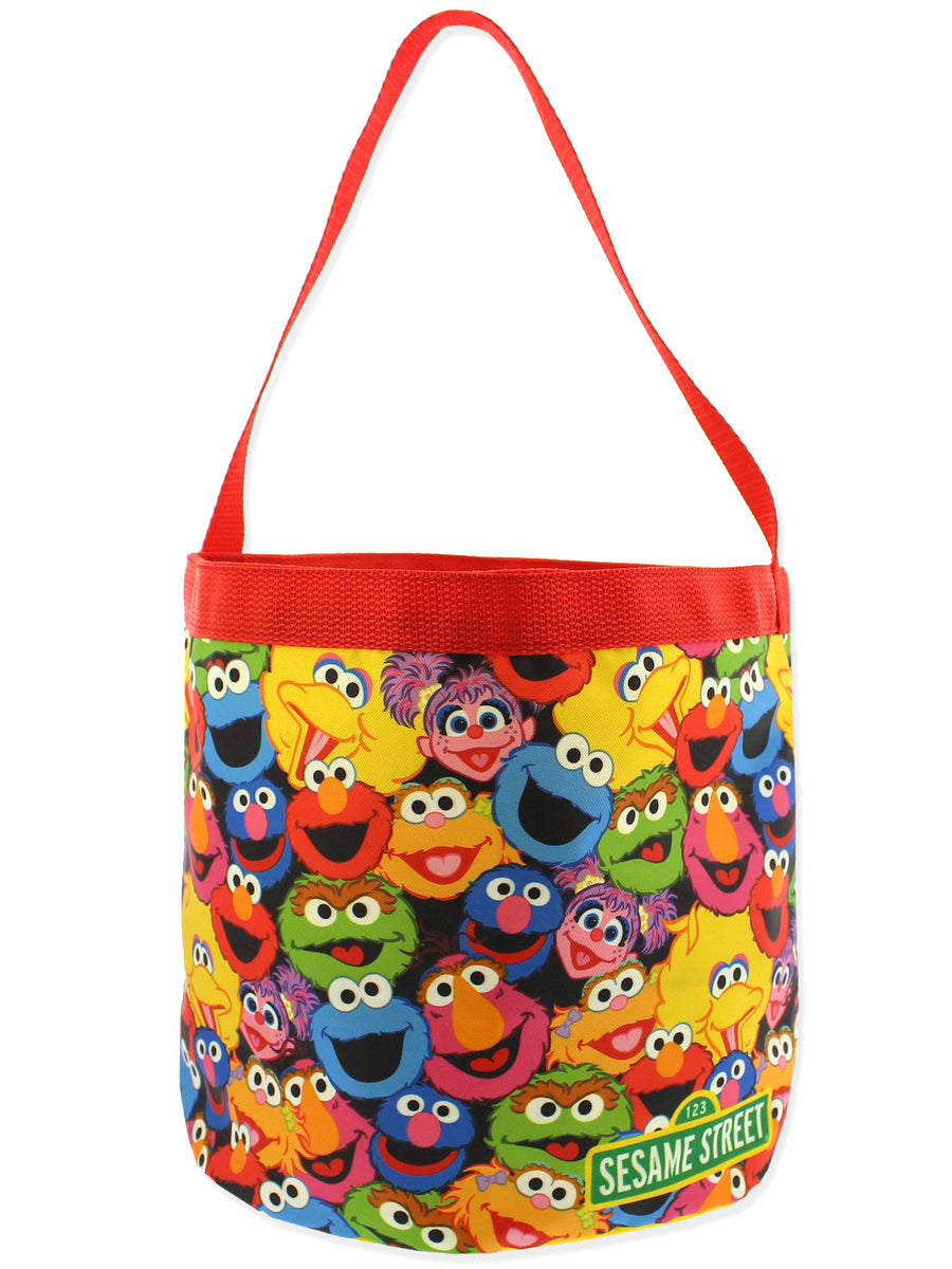 Sesame Street Elmo Collapsible Bucket Tote Bag – Yankee Toybox